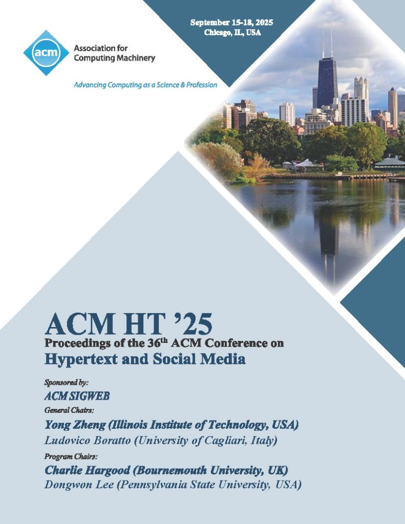 ACM Conference on Hypertext and Social Media